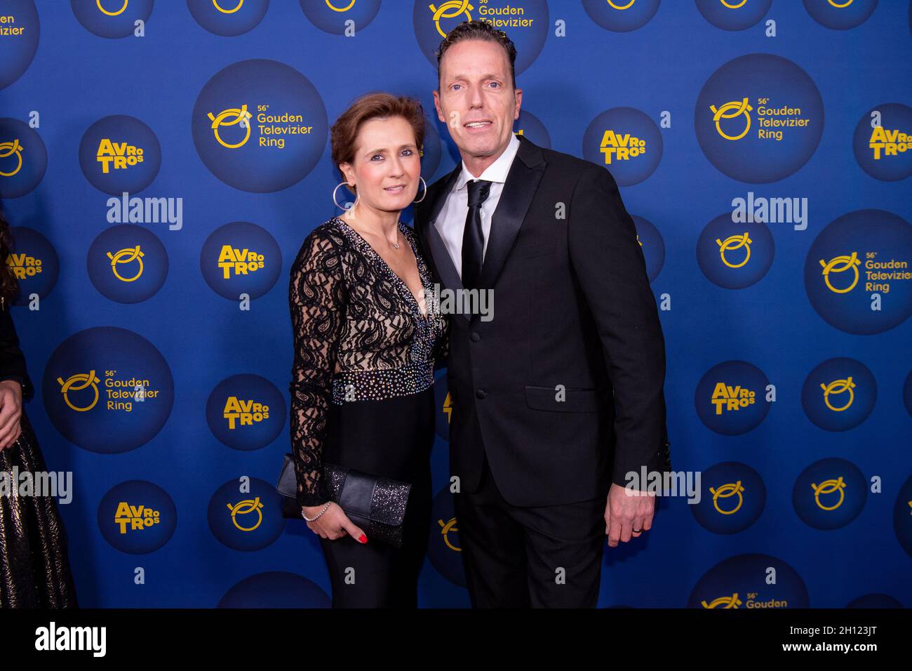 Rob Geus with his partner Suzanne attending the 56th Televizier-Ring ...