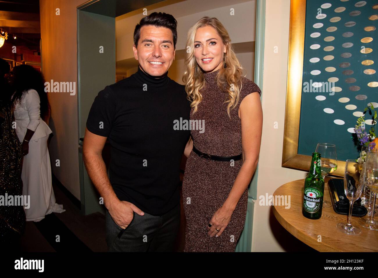 Jan Smit with partner Liza Plat (Photo by DPPA/Sipa USA Stock Photo - Alamy