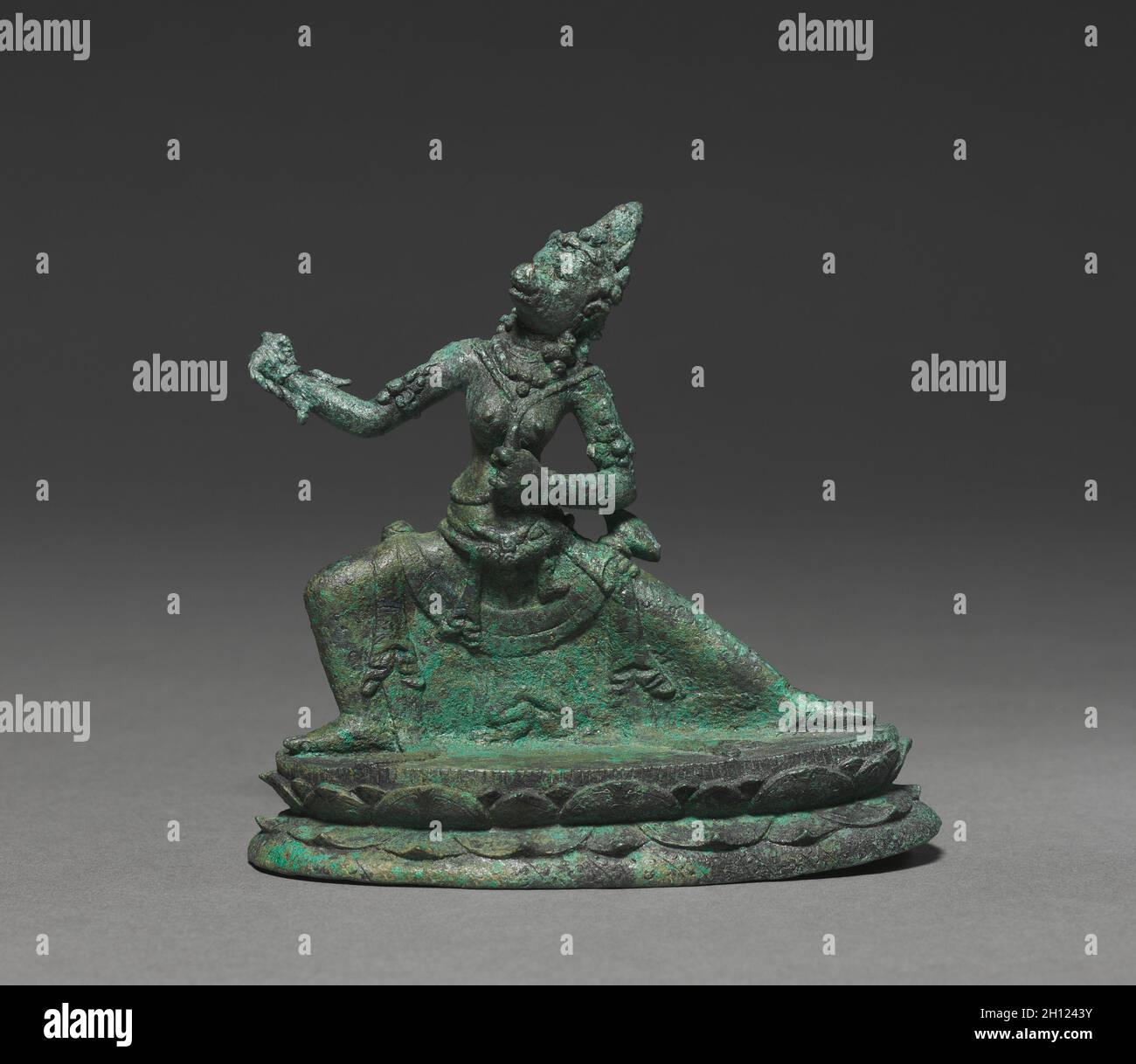 Varahi, 800s. Java, 9th century. Bronze; overall: 10.5 x 11.2 cm (4 1/8 ...