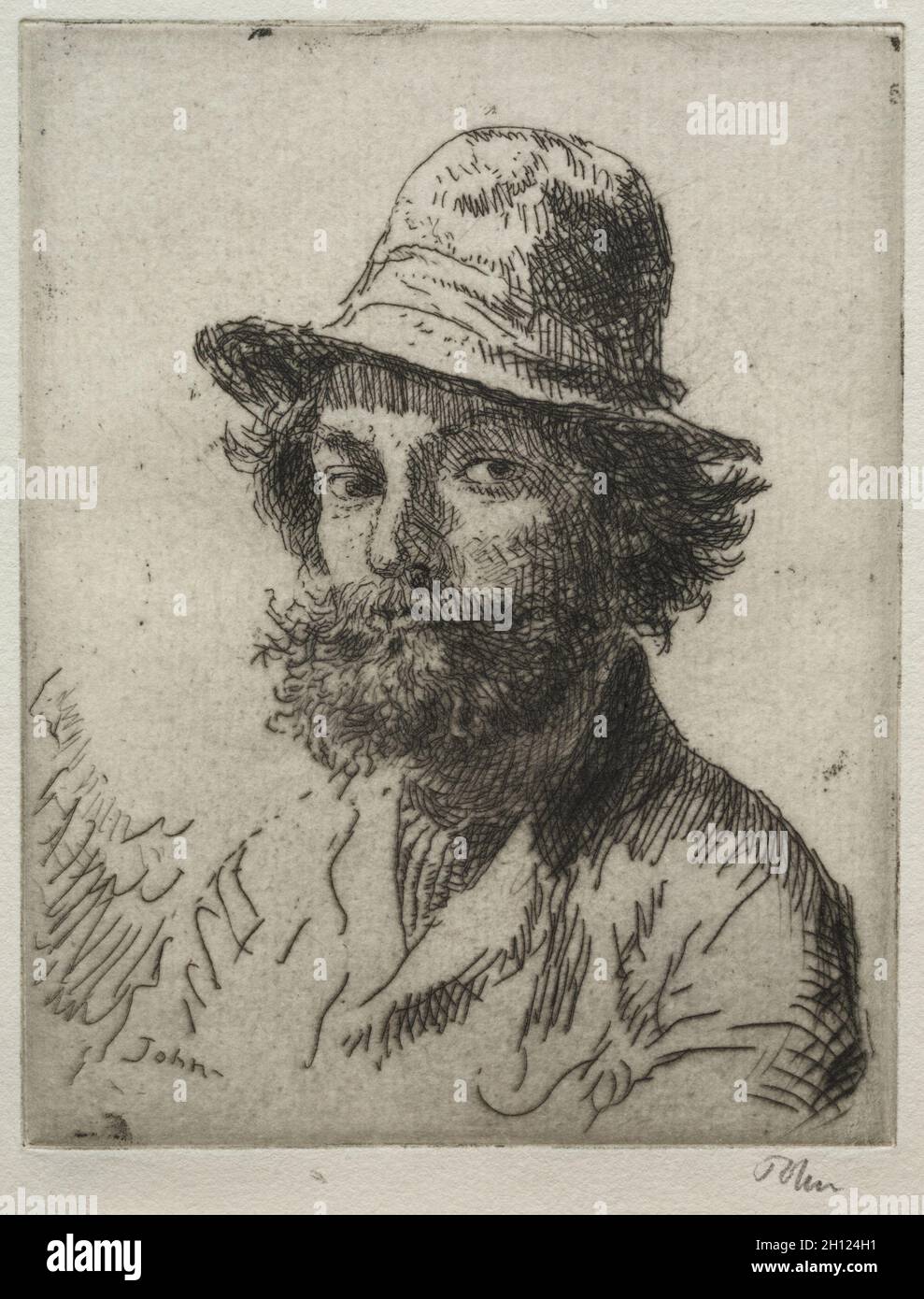 Self-Portrait, 1901-1910. Augustus Edwin John (British, 1879-1961 ...