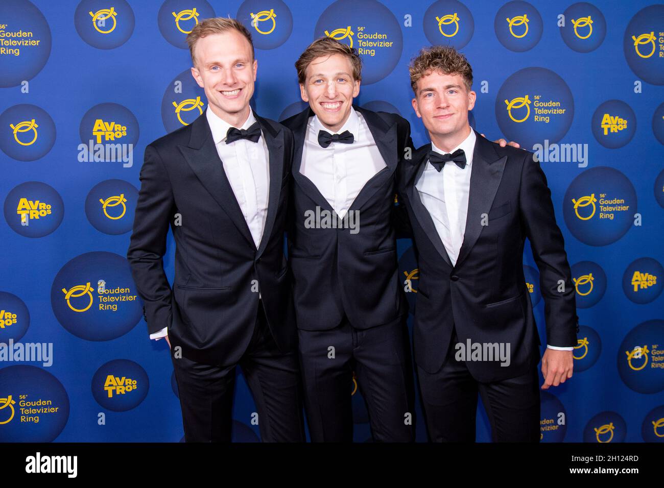 Devin van der Wiel, Bas Tietema, Josse Wester of Tour de Tietema attending the 56th Televizier ...