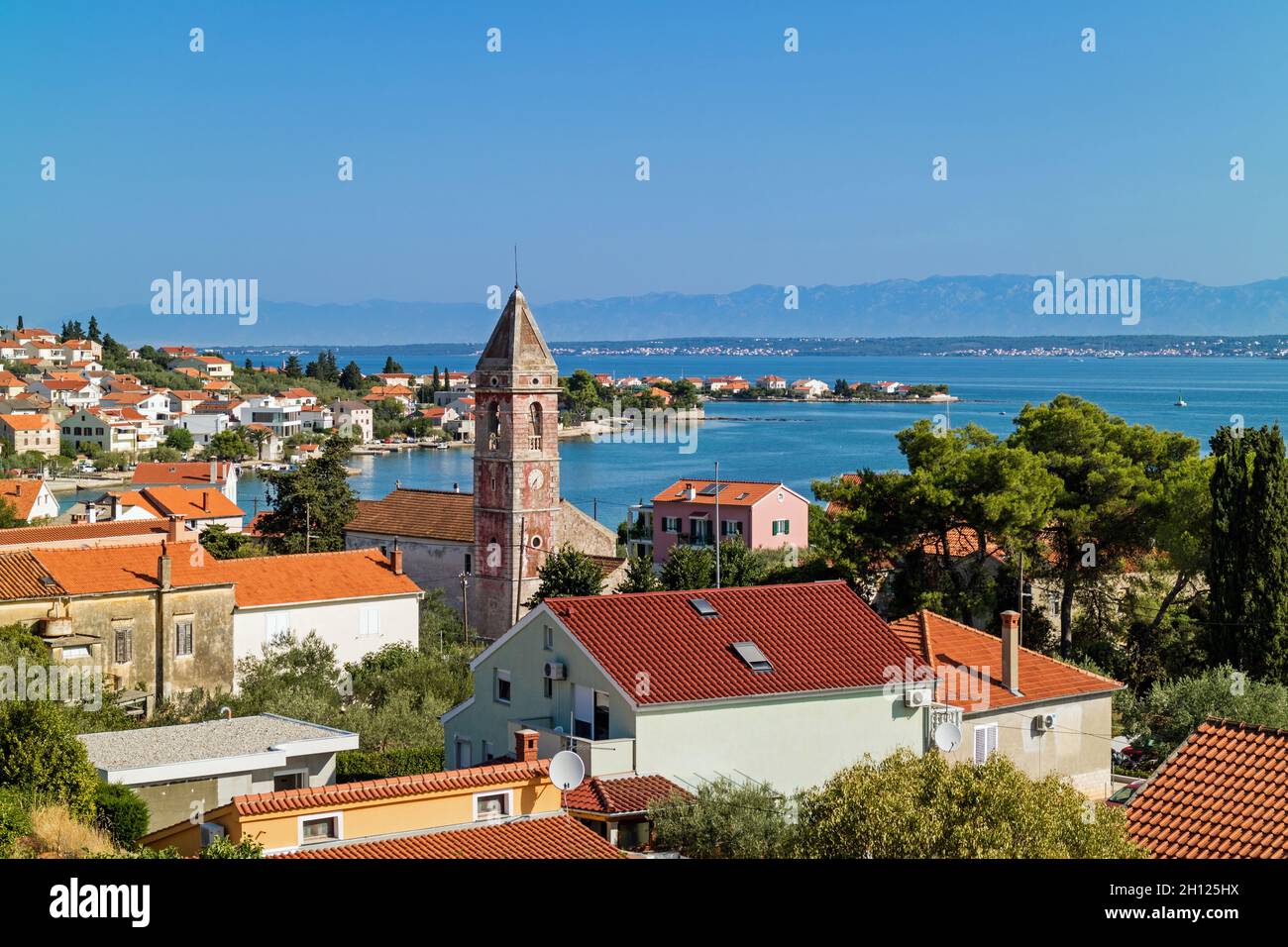 Town of Preko, Ugljan Island, Dalmatia, Croatia Stock Photo - Alamy