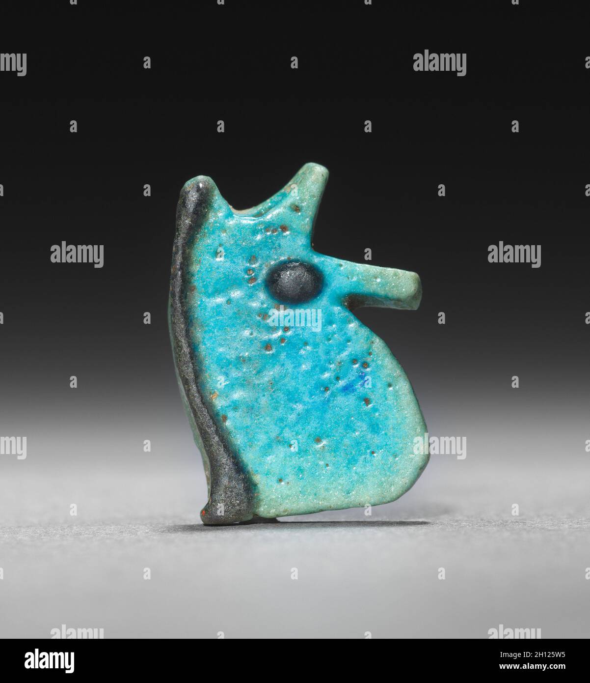 Eye of Horus Amulet, 945-715 BC. Egypt, Third Intermediate Period, Dynasties 22-25. Turquoise ...