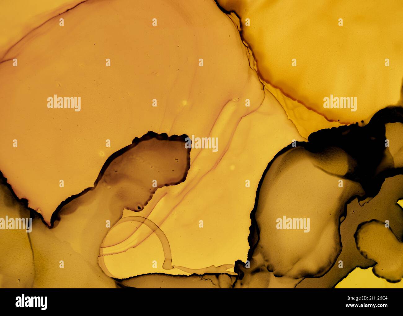 Black and Yellow Abstract Acrylic Backdrop. Color Stock Photo - Alamy