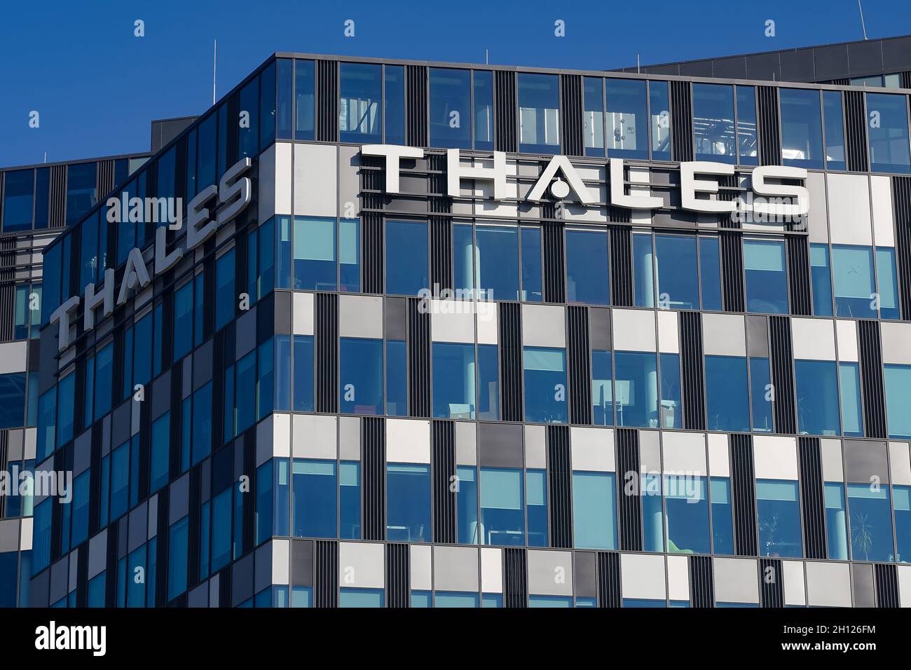 Bucharest, Romania - October 04, 2021: The logo of French multinational ...