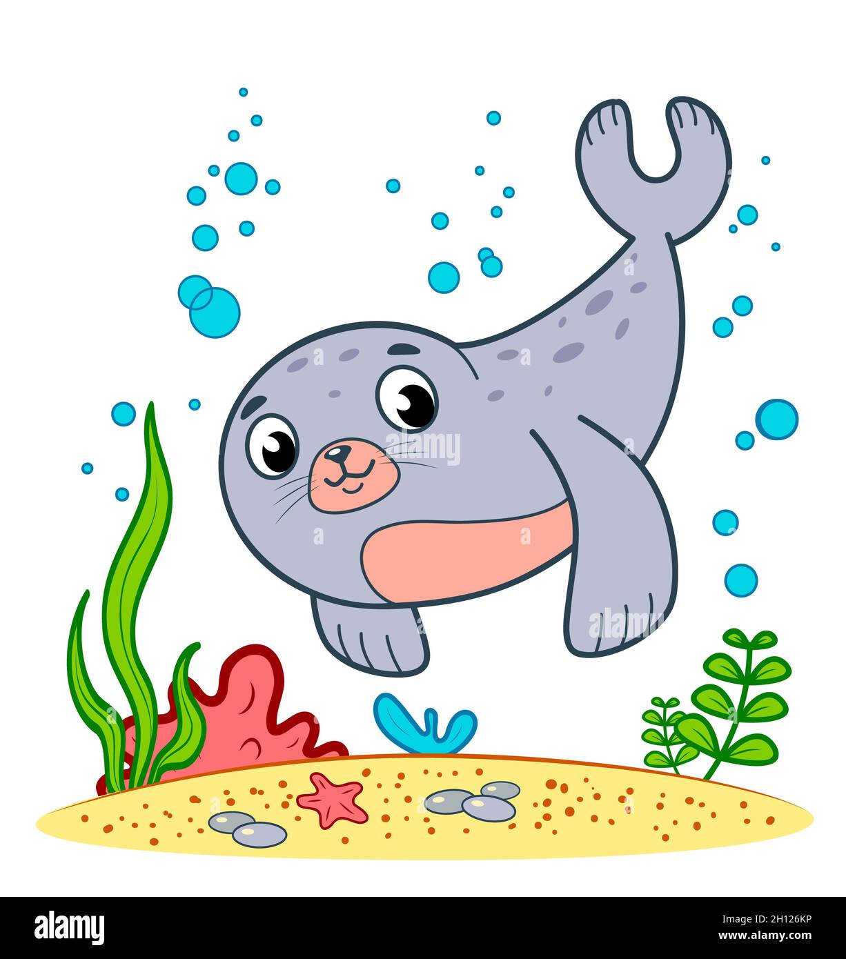 Cartoon Seal Clip Art