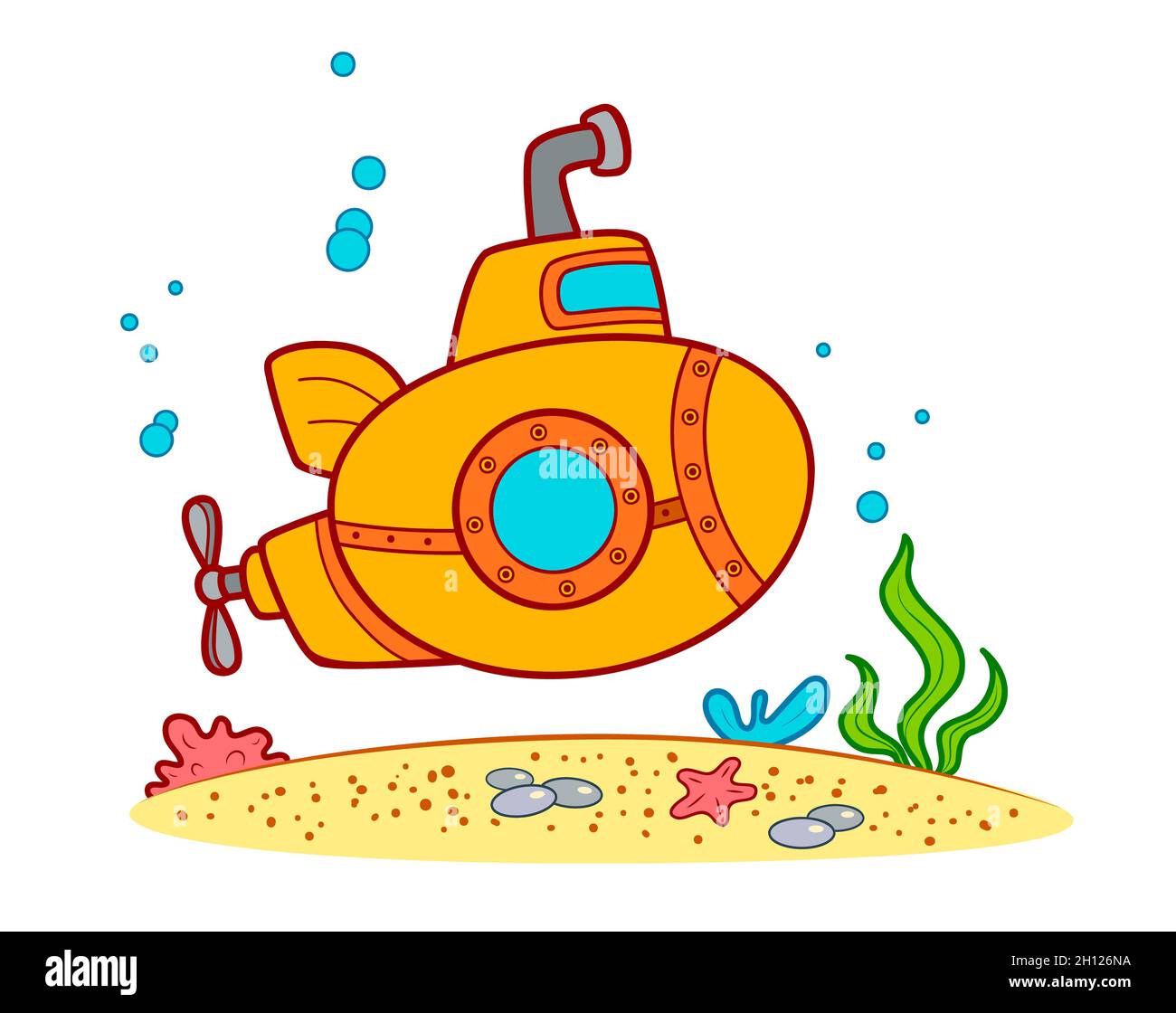 Germany Cartoon Submarine