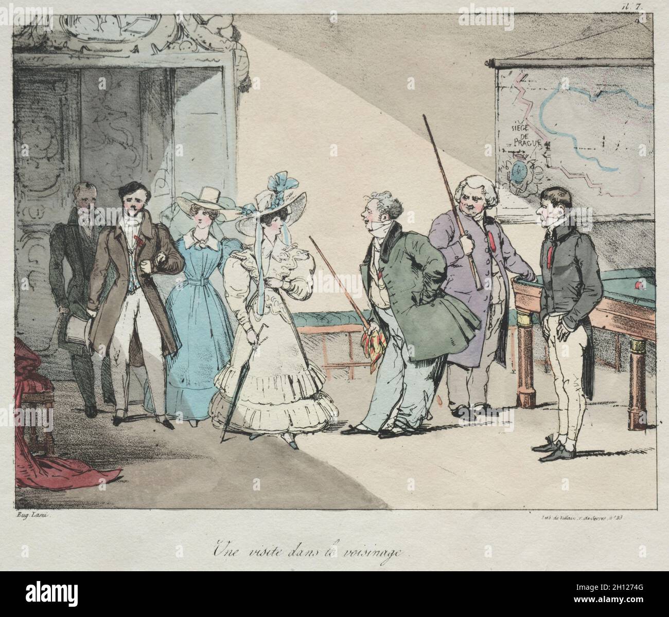 Lithograph by eugene lami 1800 1890 hi-res stock photography and images ...