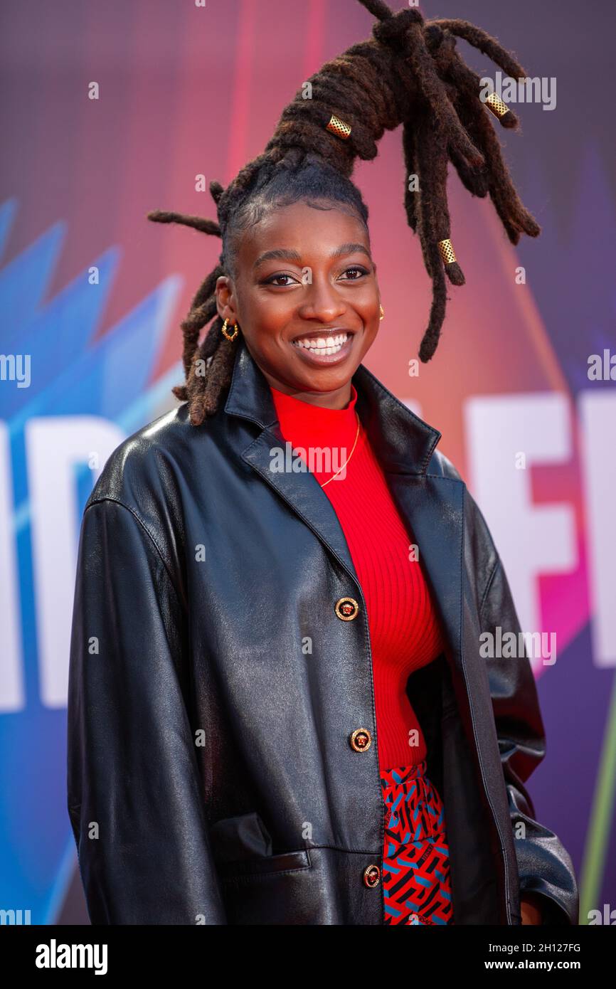Little Simz attends the UK Premiere of "King Richard" during the 65th ...