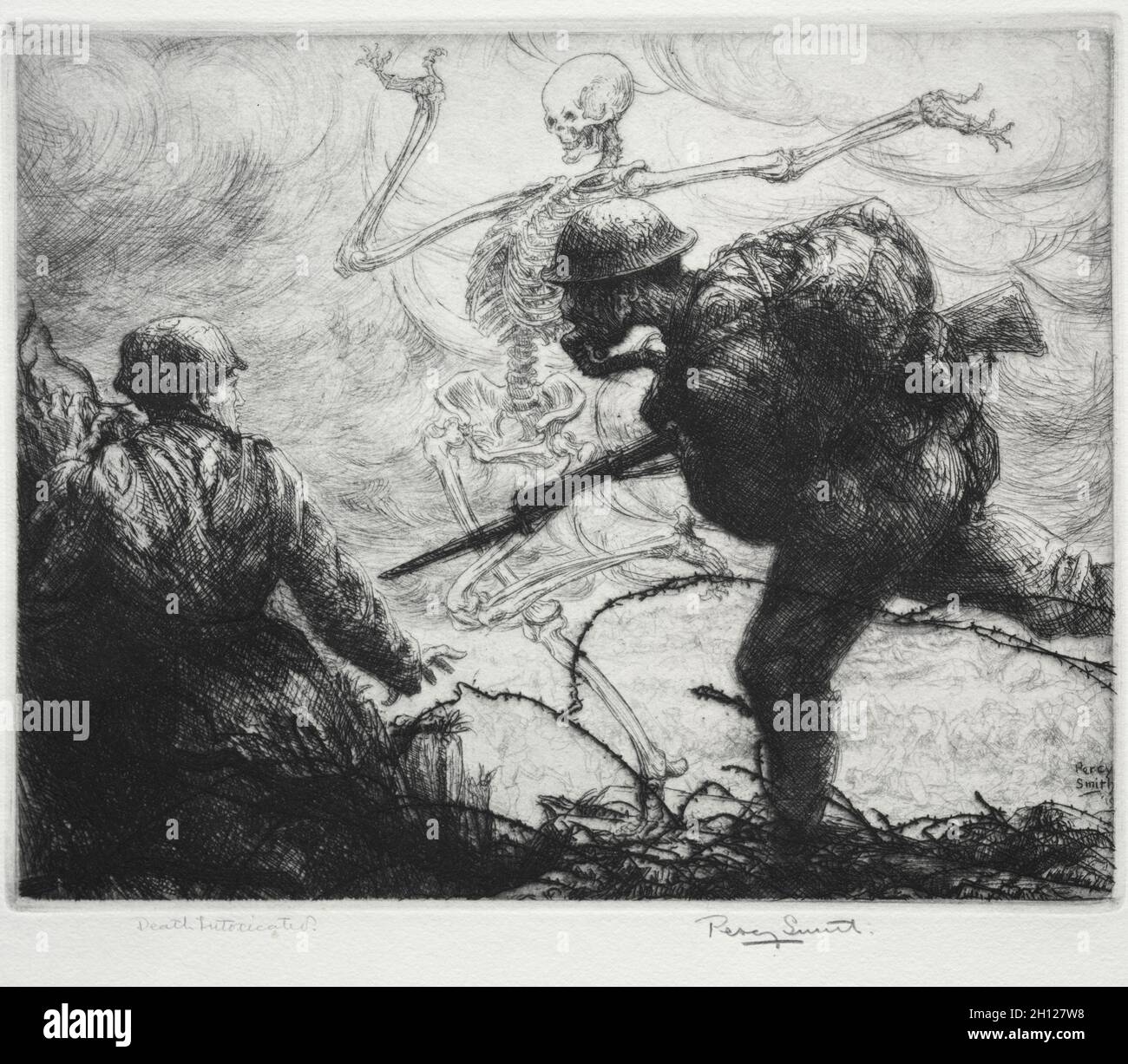 Dance of Death: Death Intoxicated, 1919. Percy John Delf Smith (British ...