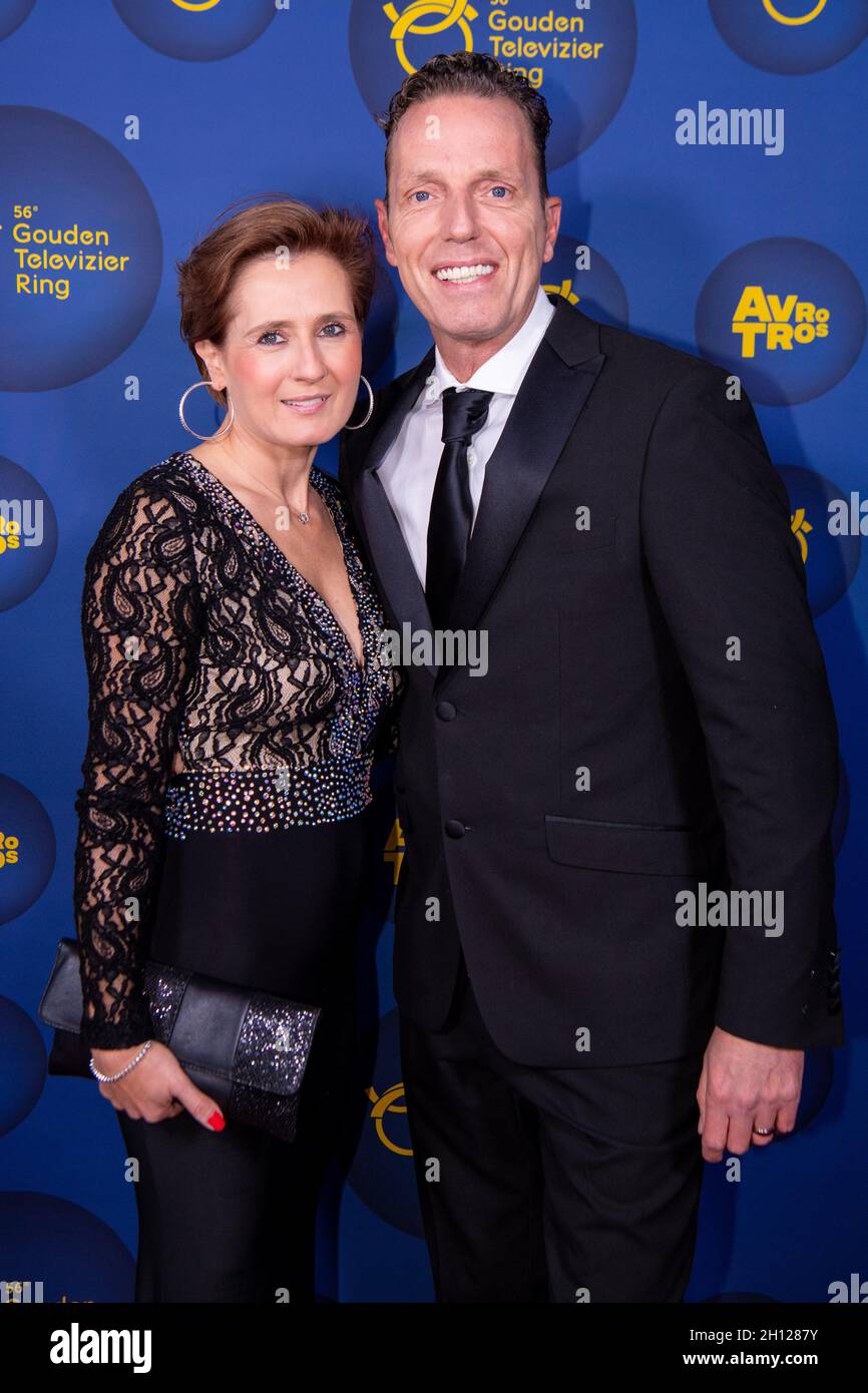Rob Geus with his partner Suzanne attending the 56th Televizier-Ring ...