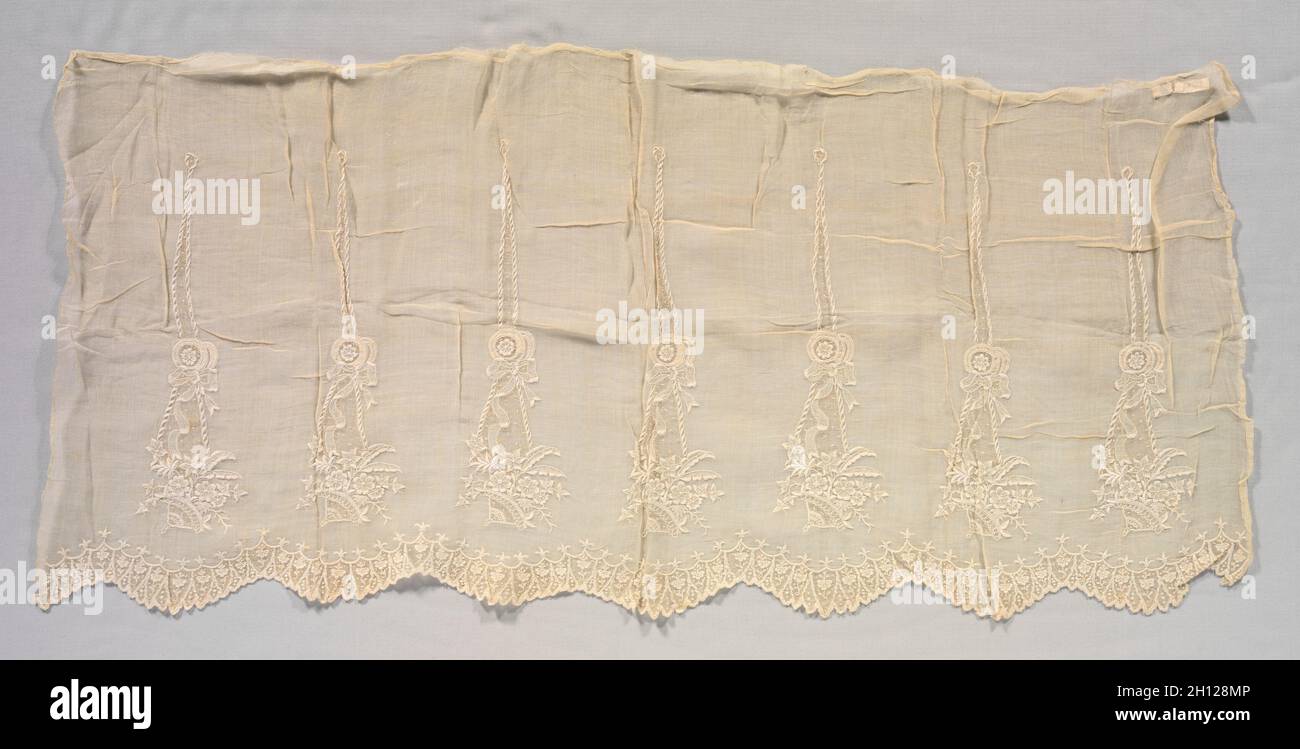 Sleeve, c. 1875- 1900. Philippines, late 19th century. Plain weave piña ...