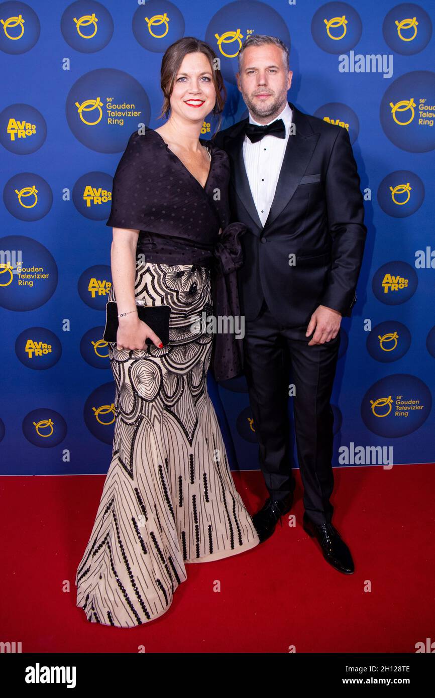 Tijl Beckand with partner Markell Helmann attending the 56th Televizier ...