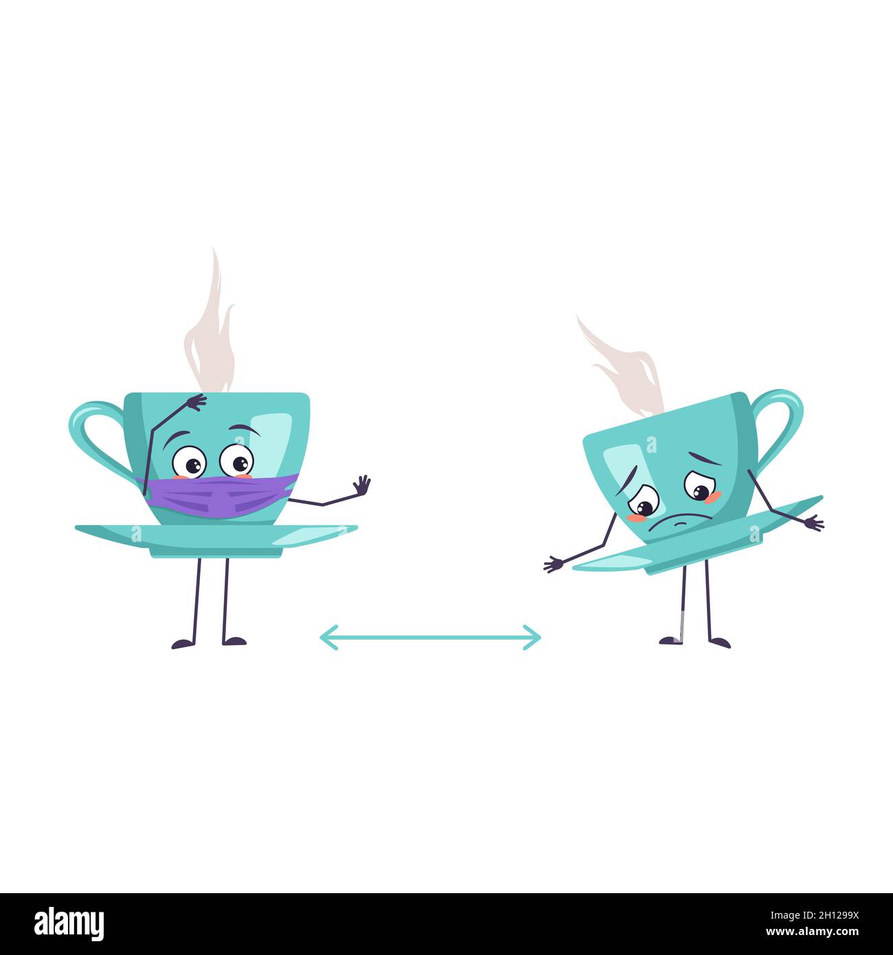 Face mask cafe Cut Out Stock Images & Pictures - Alamy