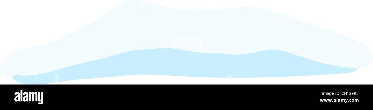 snow drift vector illustration clipart flat style Stock Vector Image ...