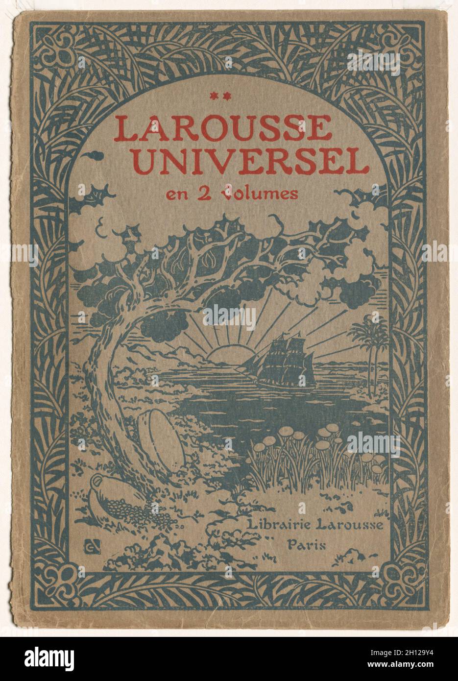 Larousse Universal (Cover). George Auriol (French, 1863-1938), Librarie ...