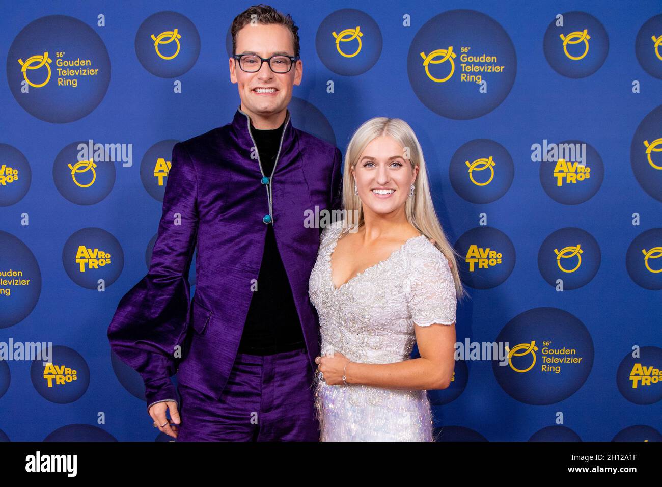 Splinter Chabot and Britt Dekker attending the 56th Televizier-Ring ...
