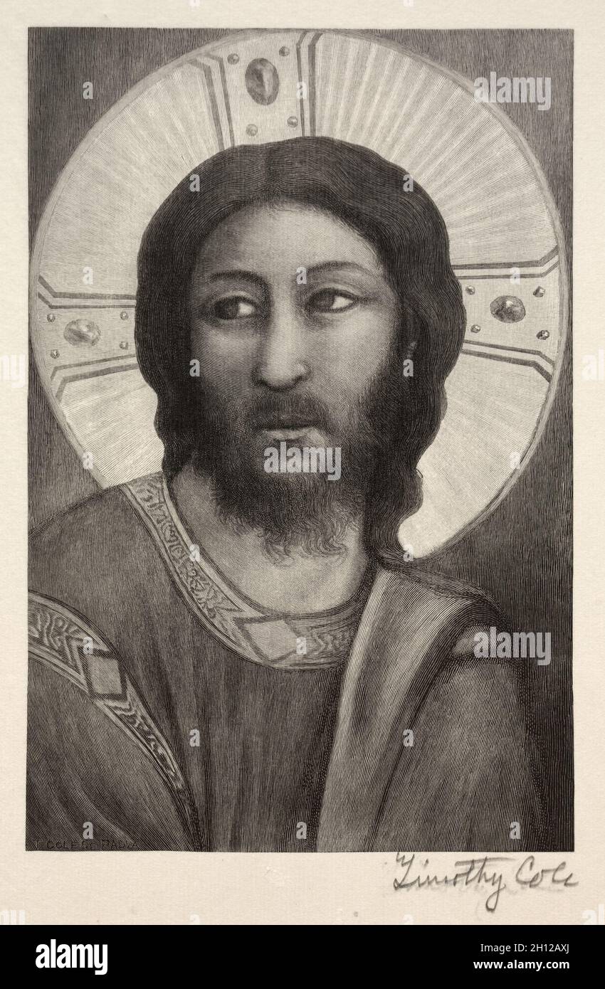 Old Italian Masters: Head of Christ, 1888-1892. Timothy Cole (American ...