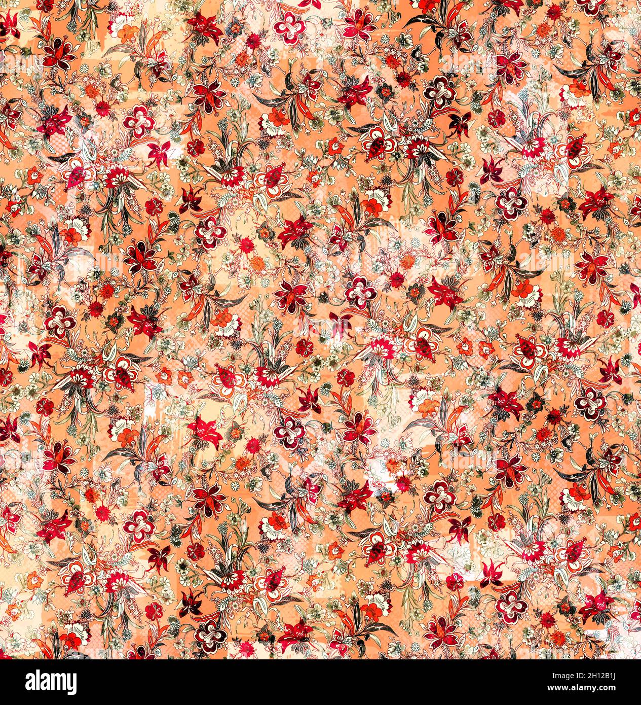 Fashion fabric print patterns, dress designs Stock Photo - Alamy