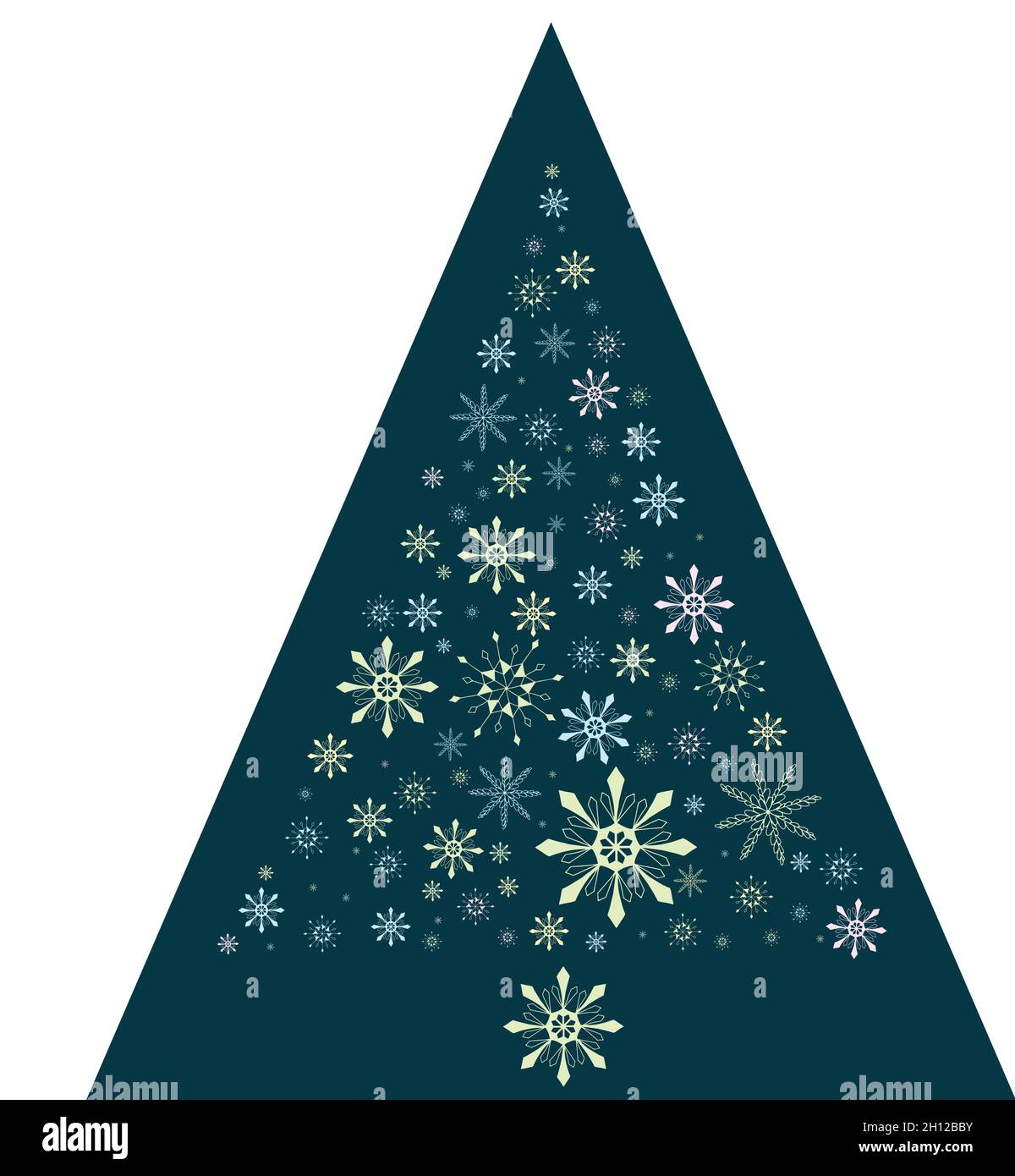 Delicate winter tree Stock Vector Images - Alamy