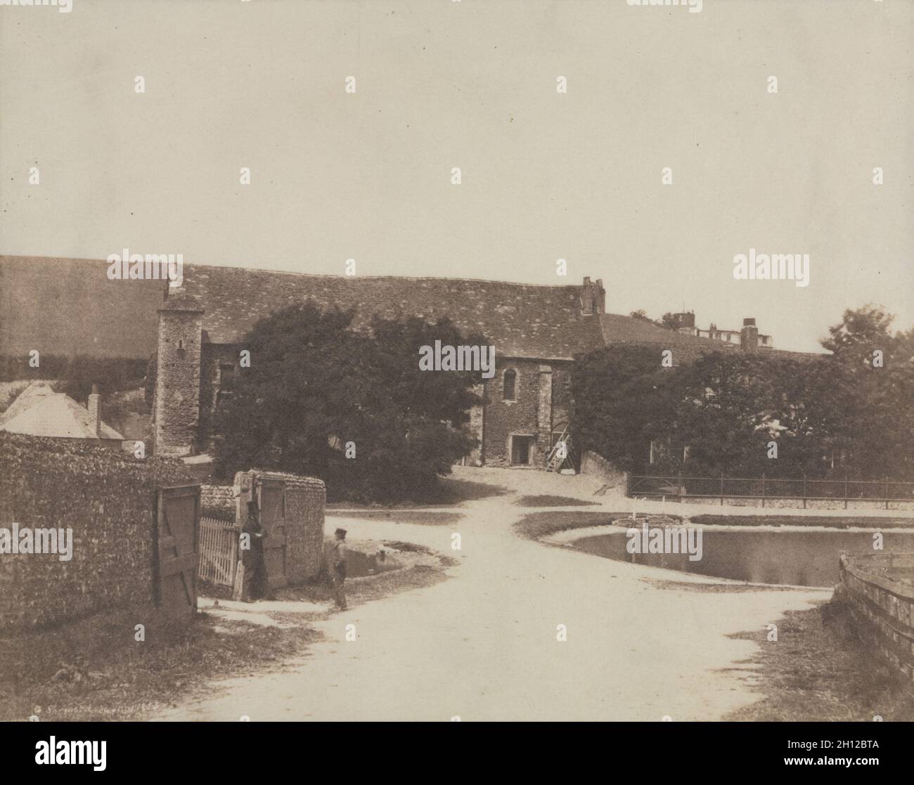 Salted paper print from calotype negative hi-res stock photography and ...