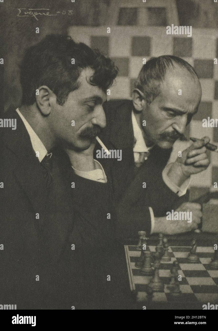 Camera Work: Dr. Emanuel Lasker and His Brother, 1910. Frank Eugene ...