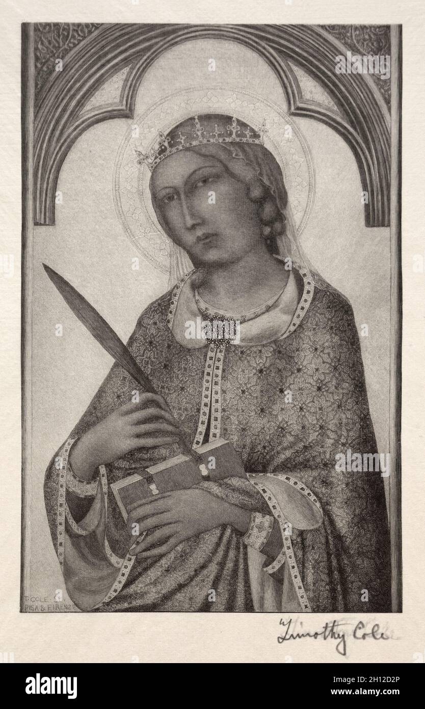 Old Italian Masters: St. Catherine of Alexandria, 1888-1892. Timothy ...