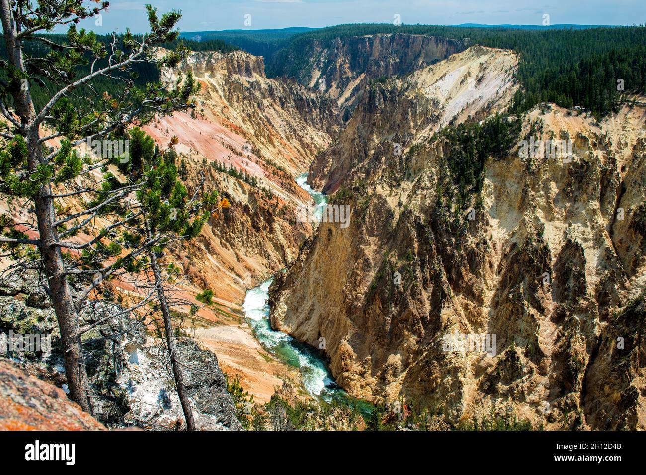 Inspiration point yellowstone hi-res stock photography and images - Alamy