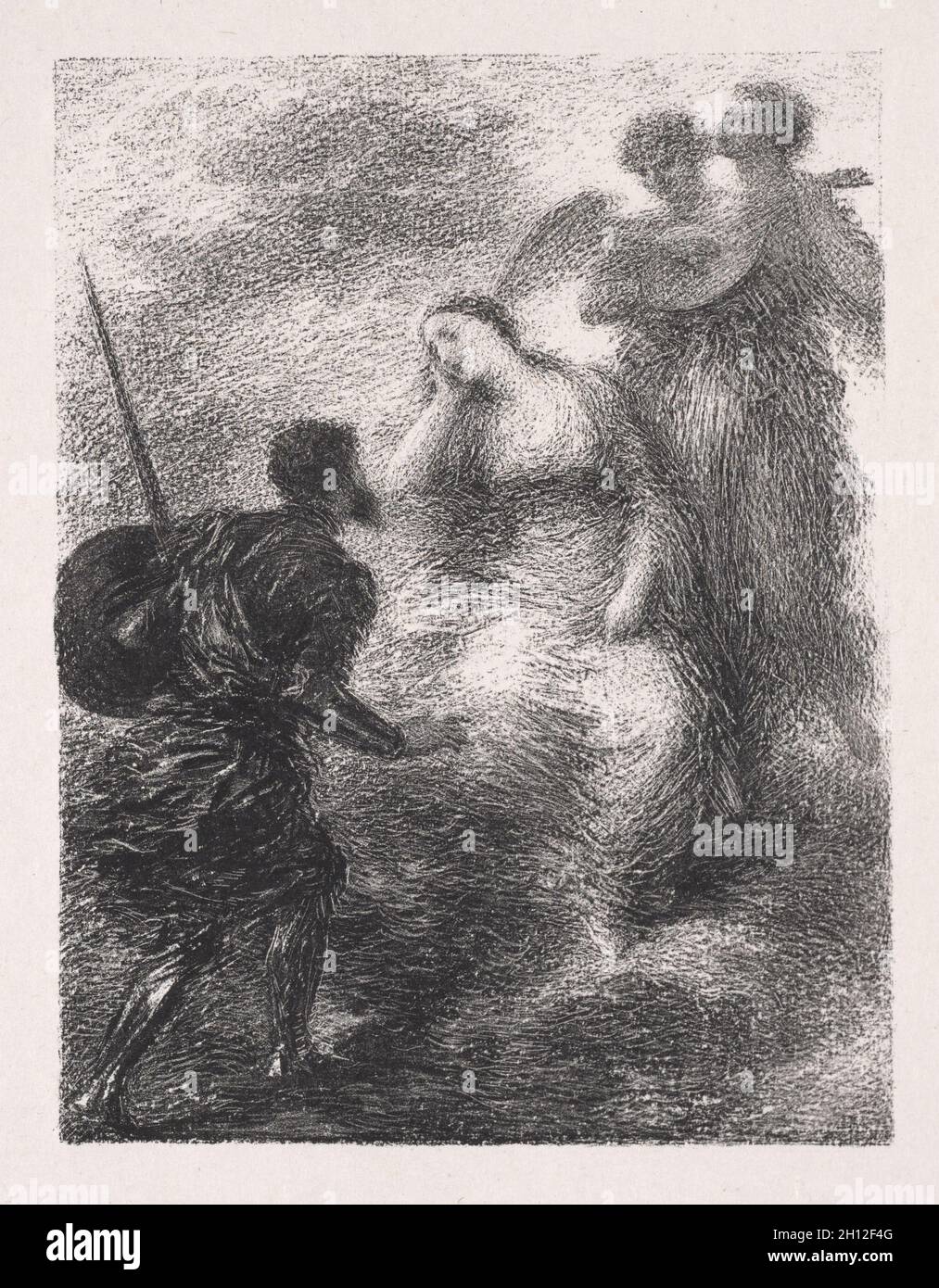 Vision, 1895. Henri Fantin-Latour (French, 1836-1904). Lithograph Stock Photo - Alamy