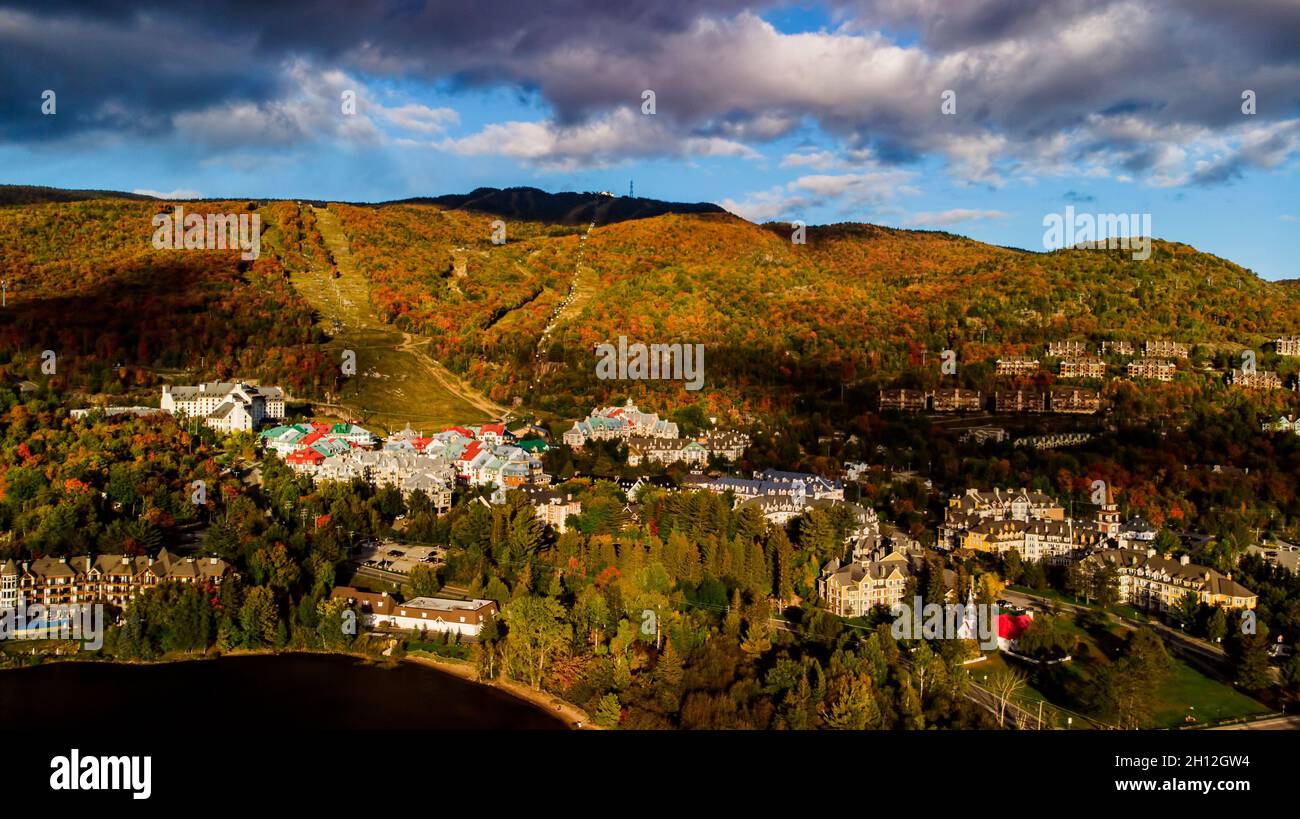 Canadian autumn in Quebec Stock Photo - Alamy