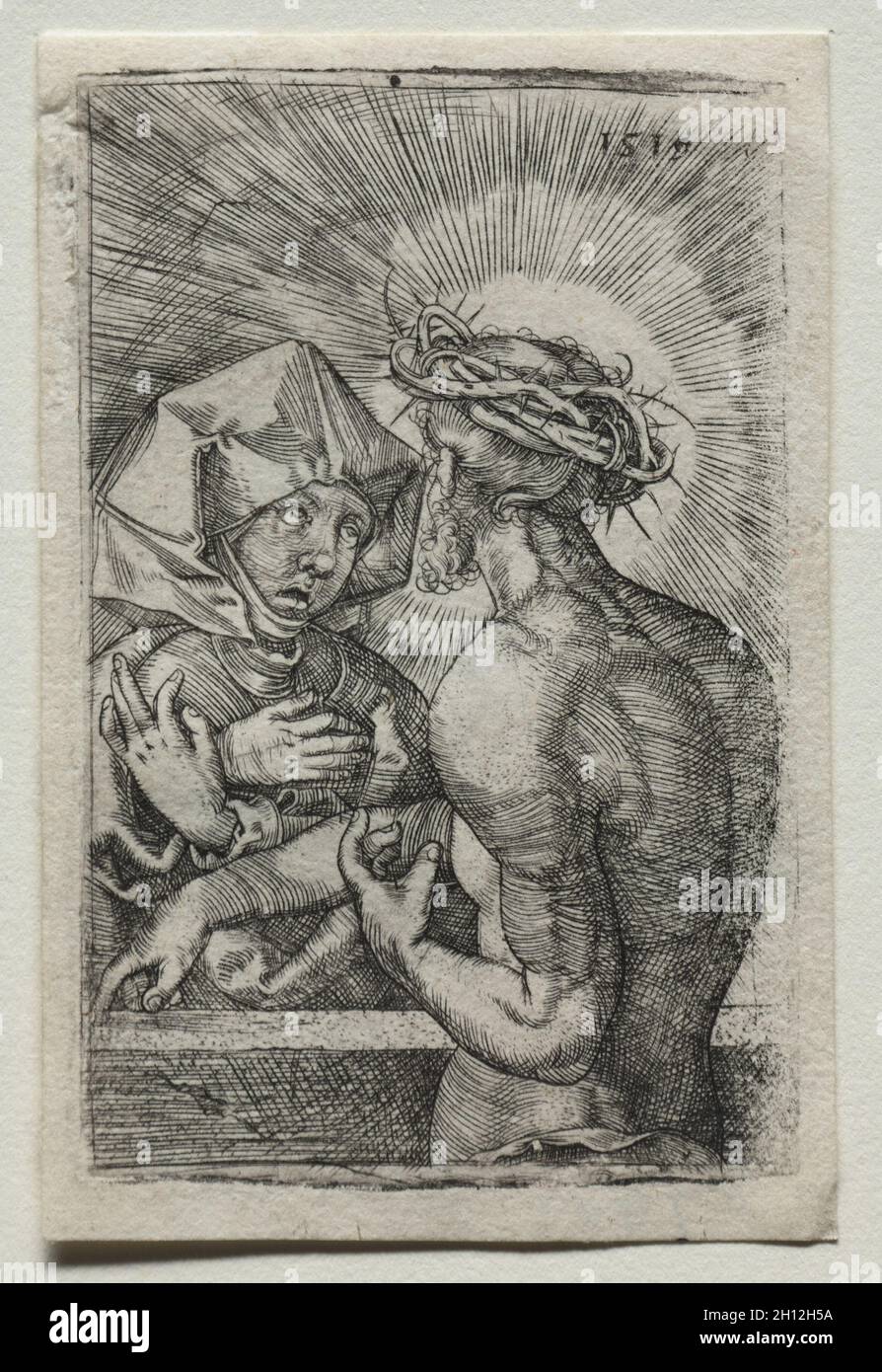 Christ and the Virgin, 1519. Hans Sebald Beham (German, 1500-1550 ...
