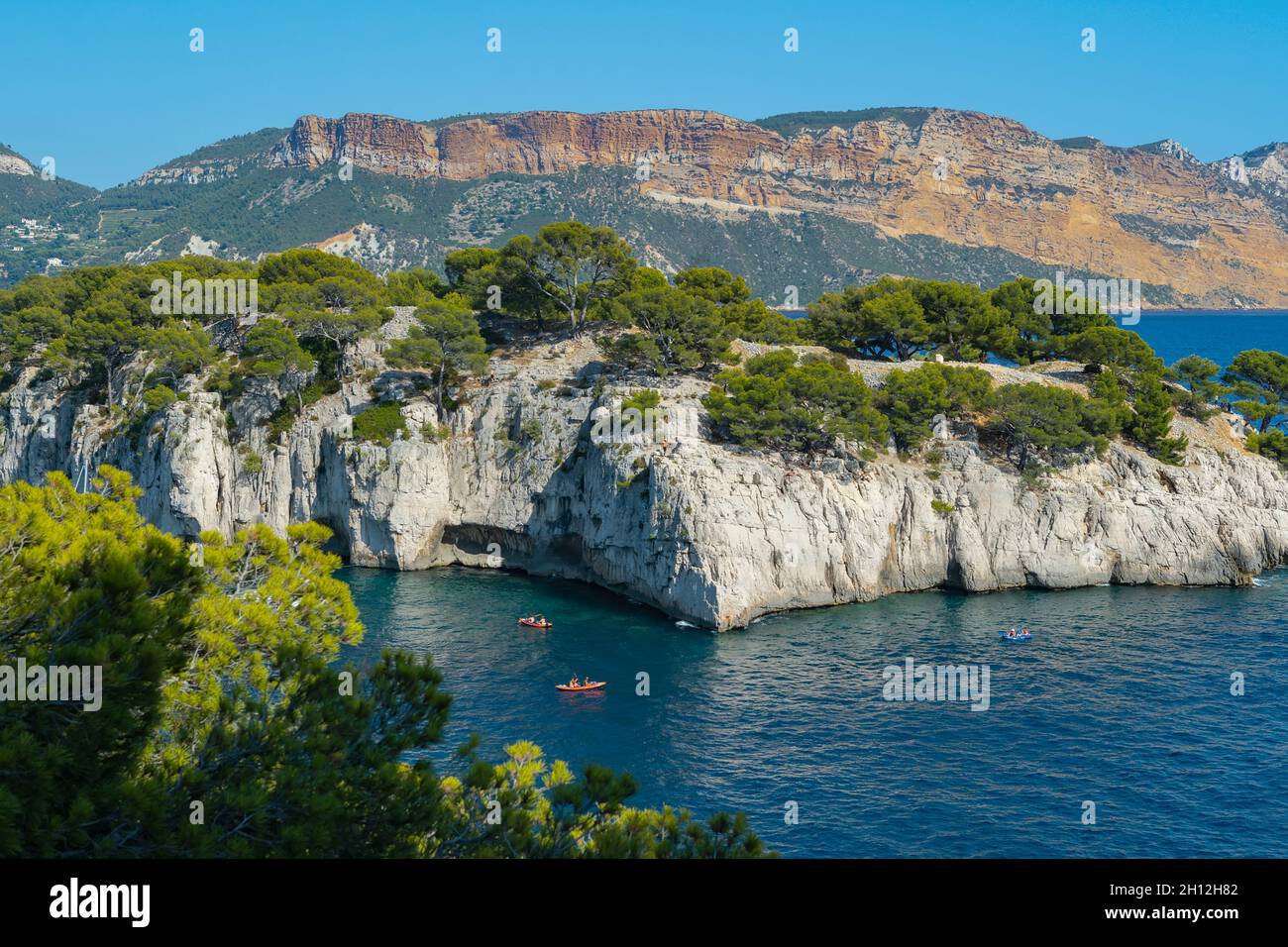Calanque de Port Miou near Cassis Fishing Village. Calanques National ...