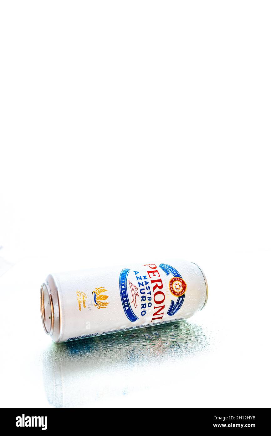 Peroni can hi-res stock photography and images - Alamy