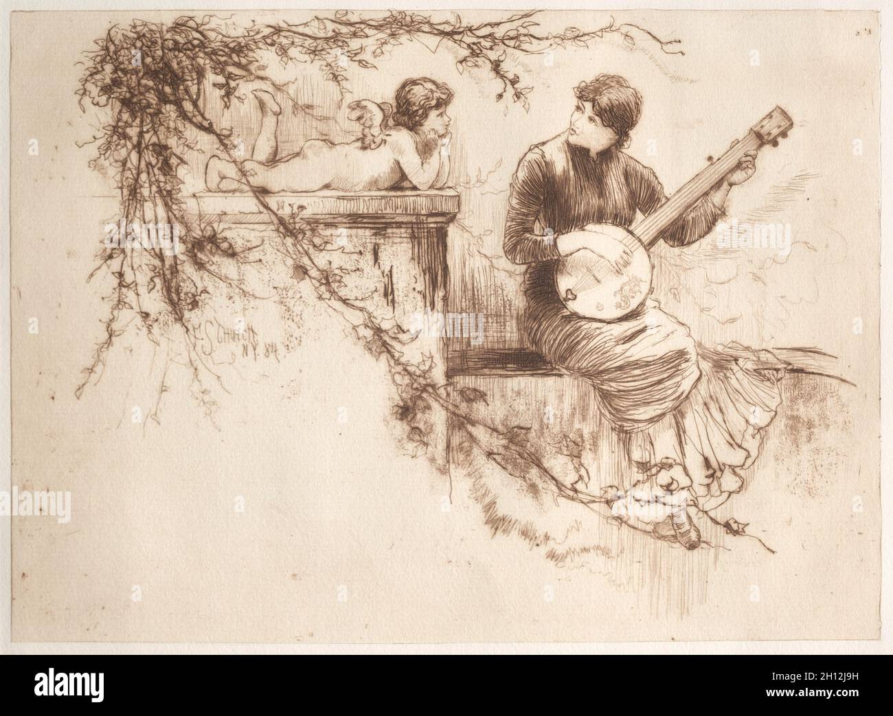 A Symphony, 1884. Frederick Stuart Church (American, 1842-1924 ...