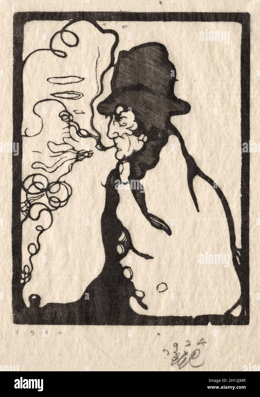 Henry Irving as "Badger", 1900. Edward Gordon Craig (British, 1872-1966 ...