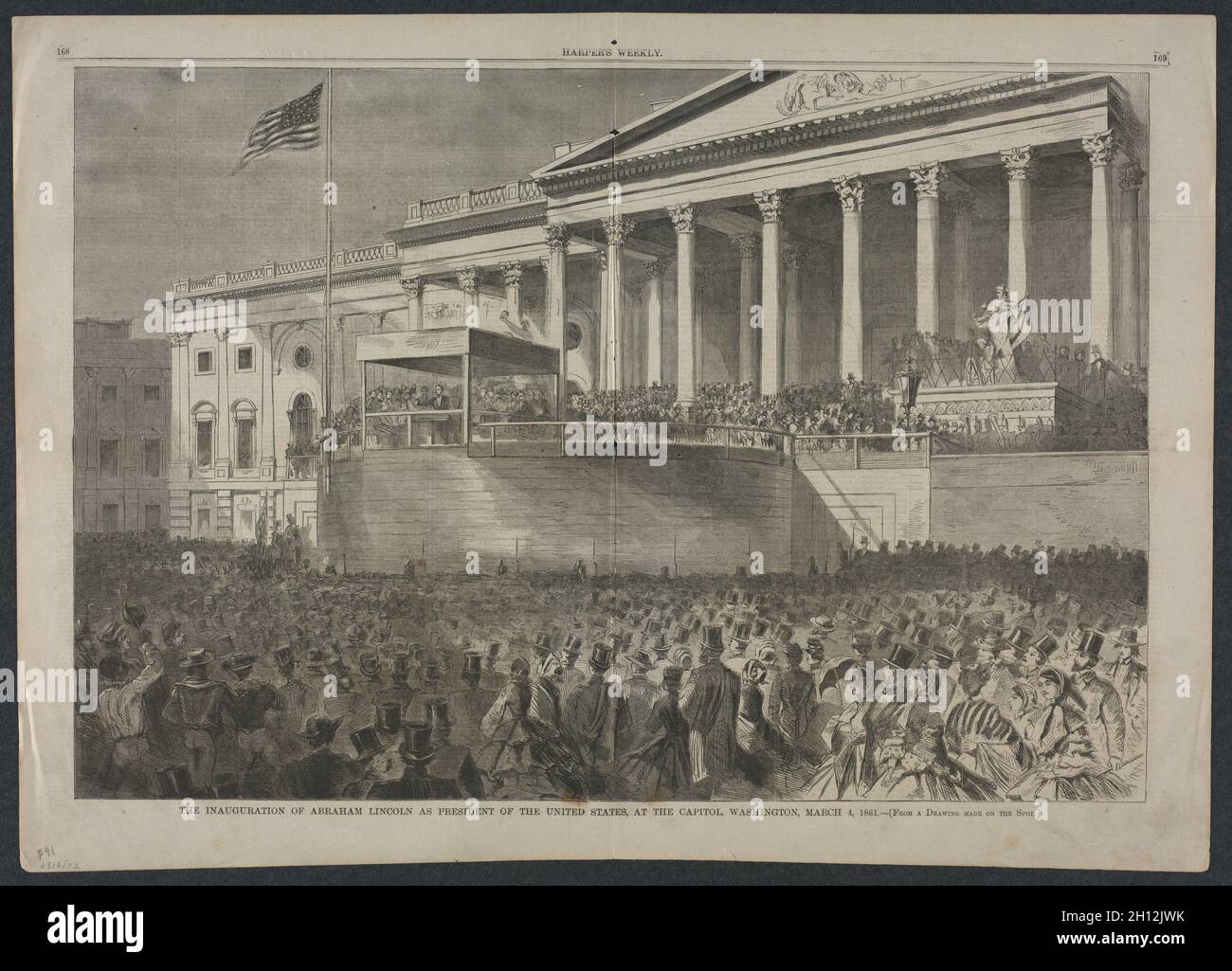The Inauguration of Abraham Lincoln as President of the United States ...