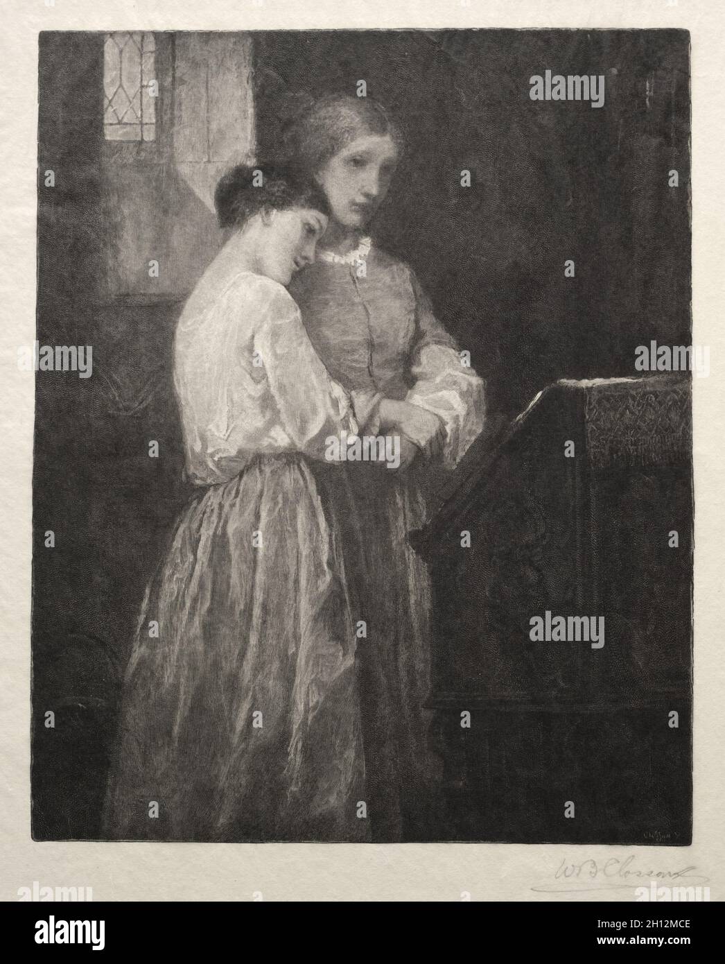 The Listeners, 1887. William Baxter Palmer Closson (American, 1848-1926 ...