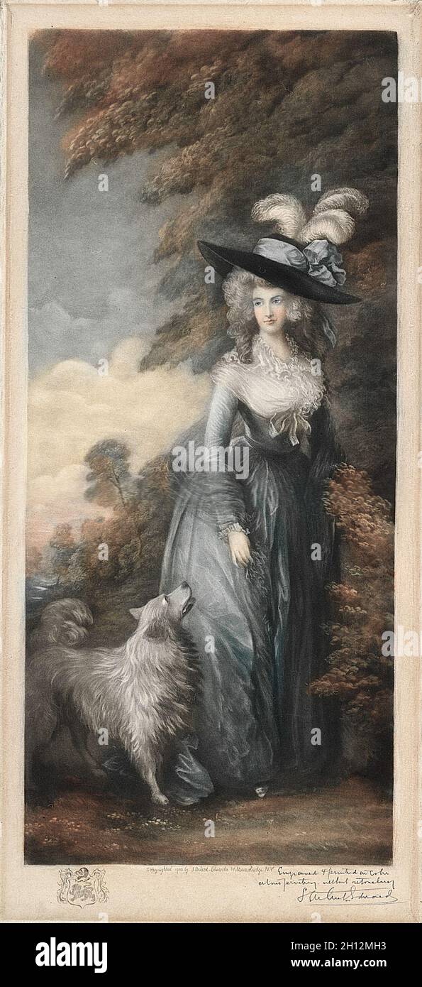 Lady Hallett, 1900. Samuel Arlent-Edwards (American, 1862-1938), after ...