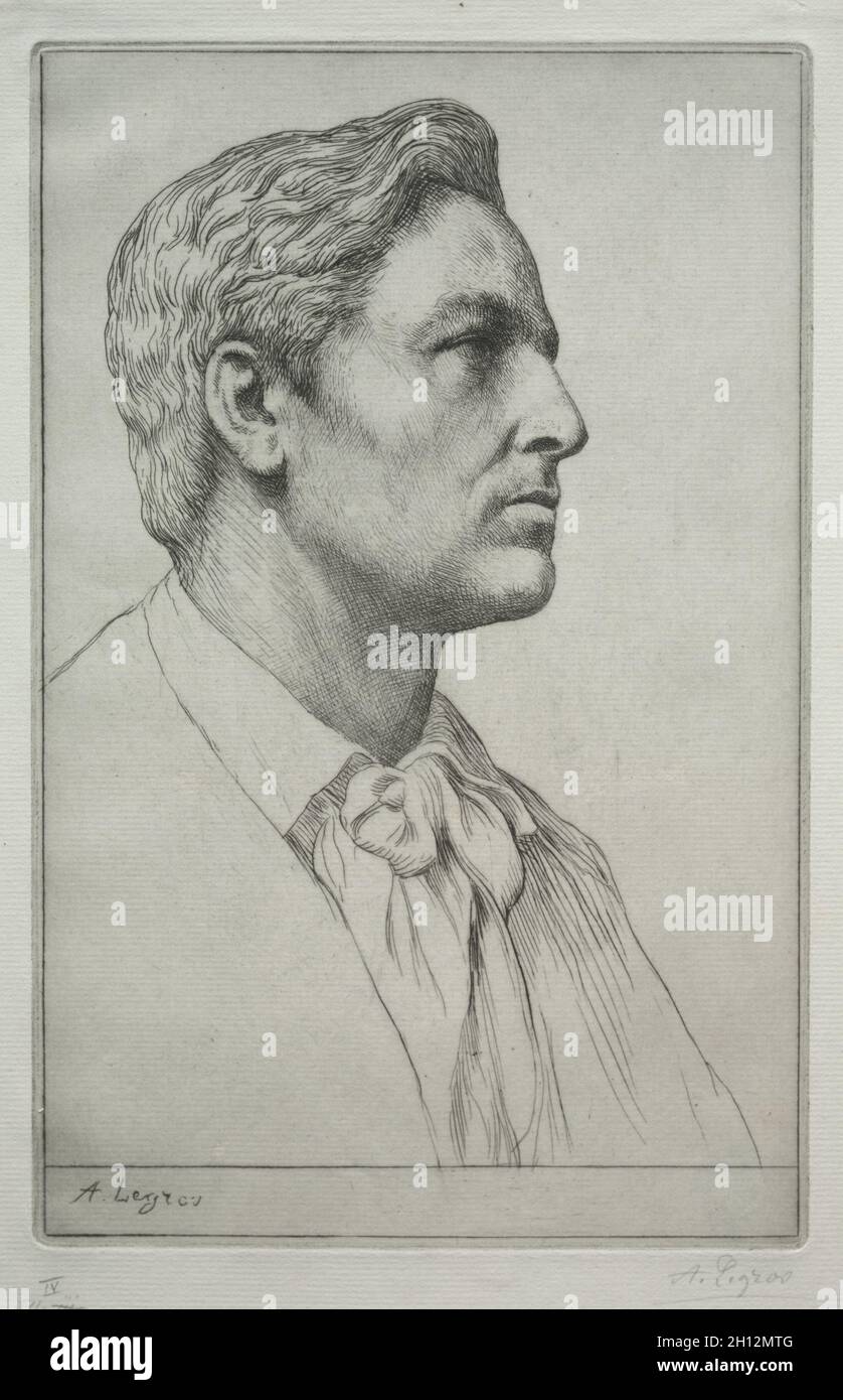 Portrait of Sir Charles Holroyd. Alphonse Legros (French, 1837-1911 ...