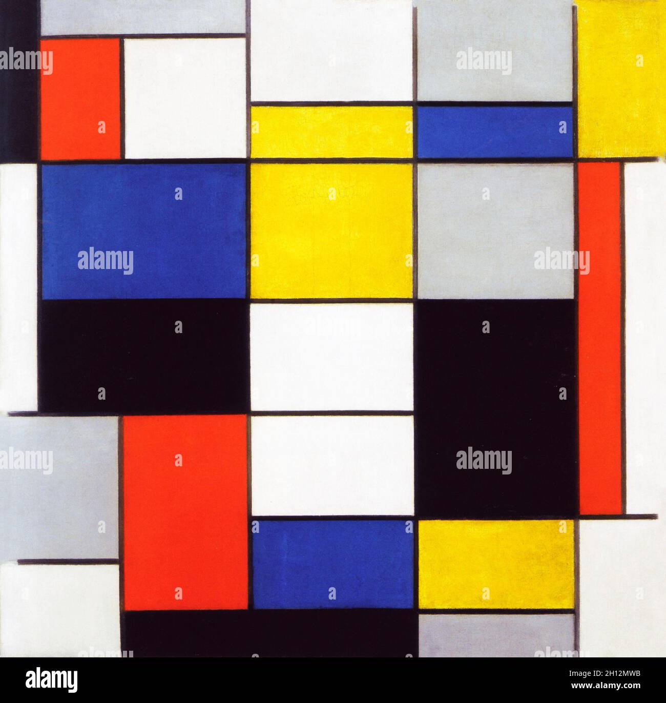 Piet Mondrian's Composition A (1920 Stock Photo - Alamy