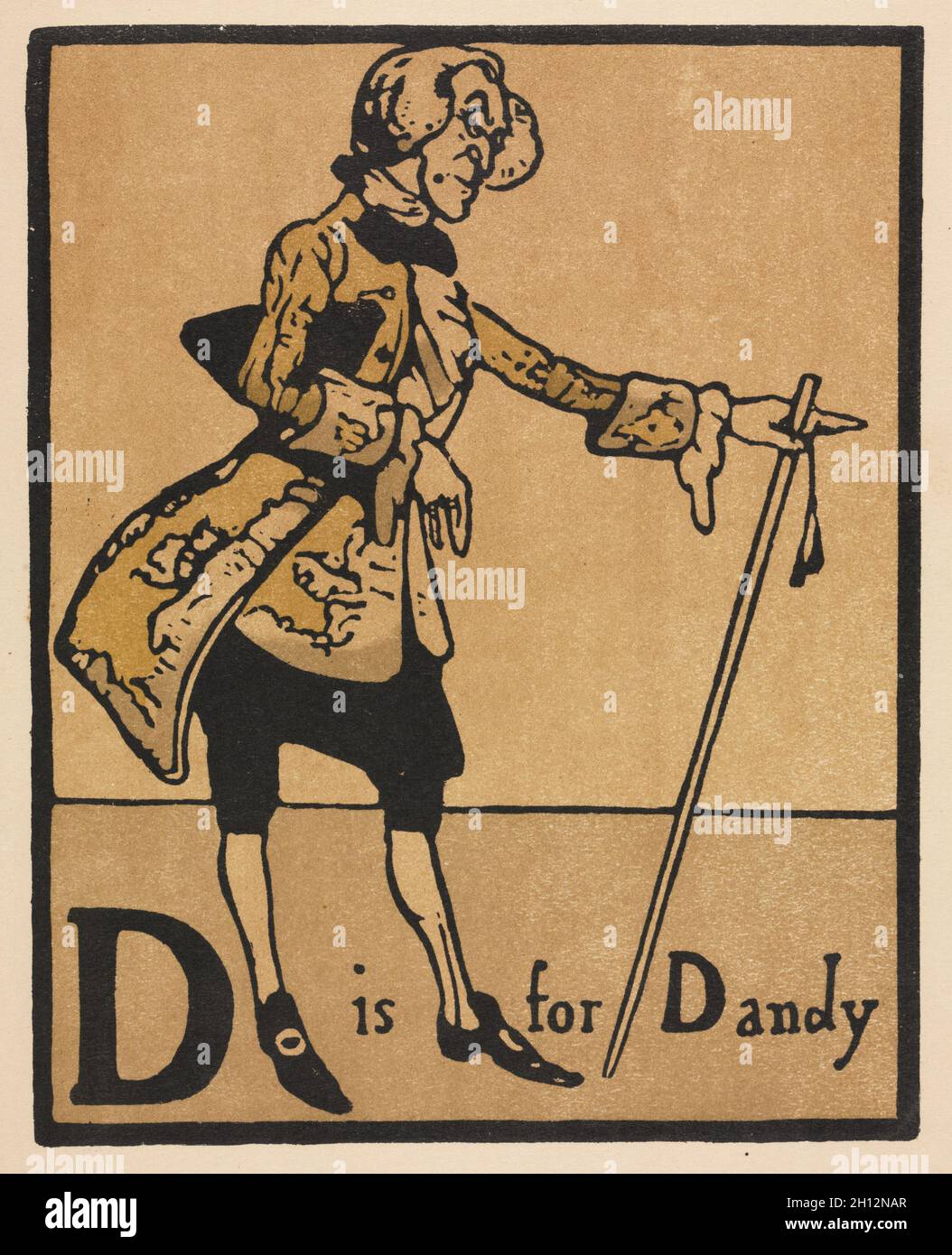 An Alphabet: D is for Dandy, 1897. William Nicholson (British, 1872 ...