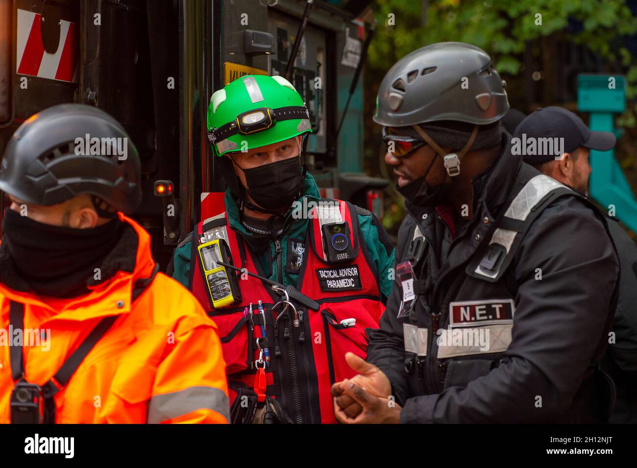 Aylesbury Vale, UK. On day six of the Anti HS2 protester eviction ...