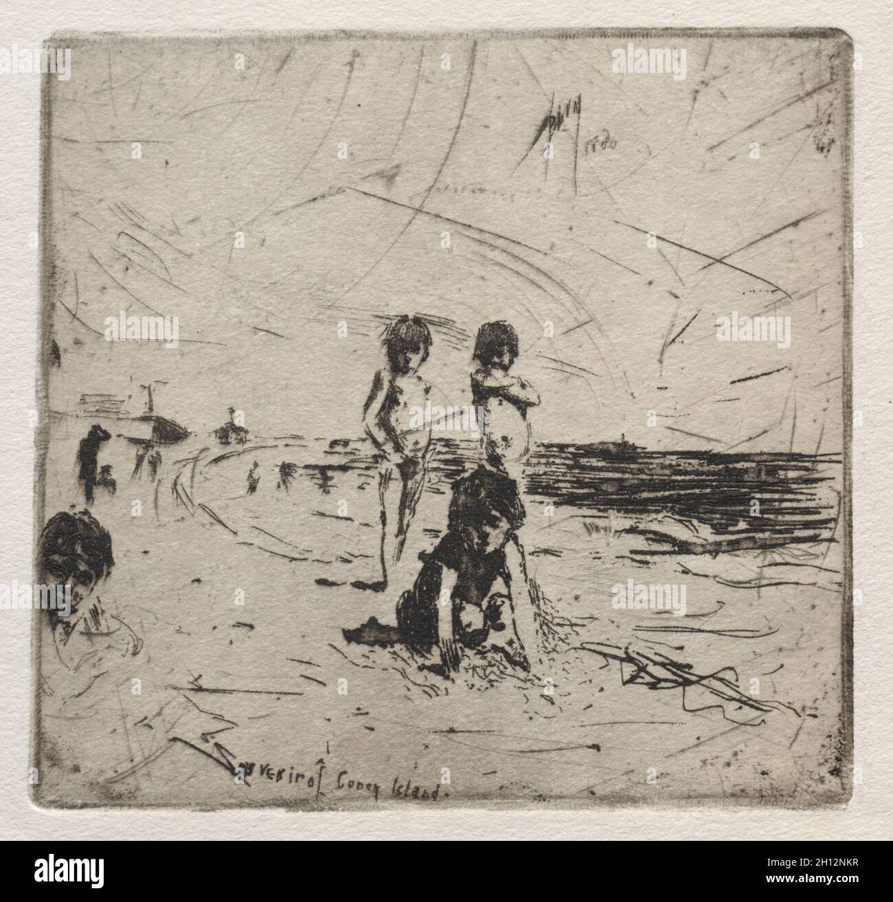 Souvenir of Coney Island, 1880. Robert Frederick Blum (American, 1857 ...