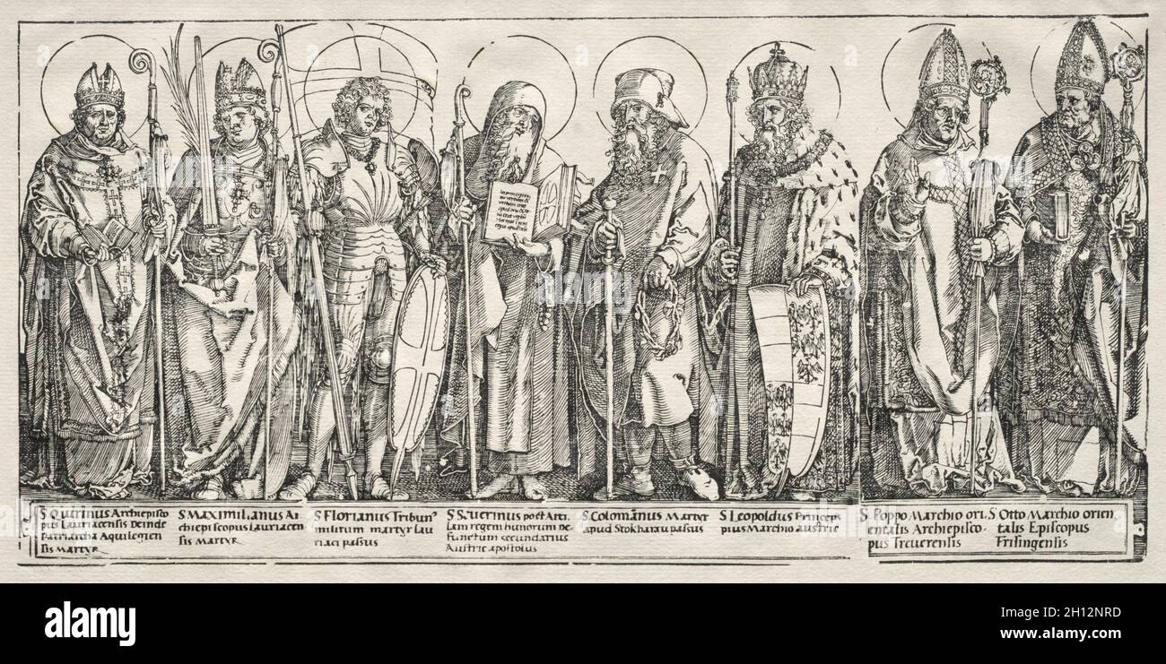 The Eight Saints of Austria, c. 1515. Albrecht Dürer (German, 1471-1528 ...