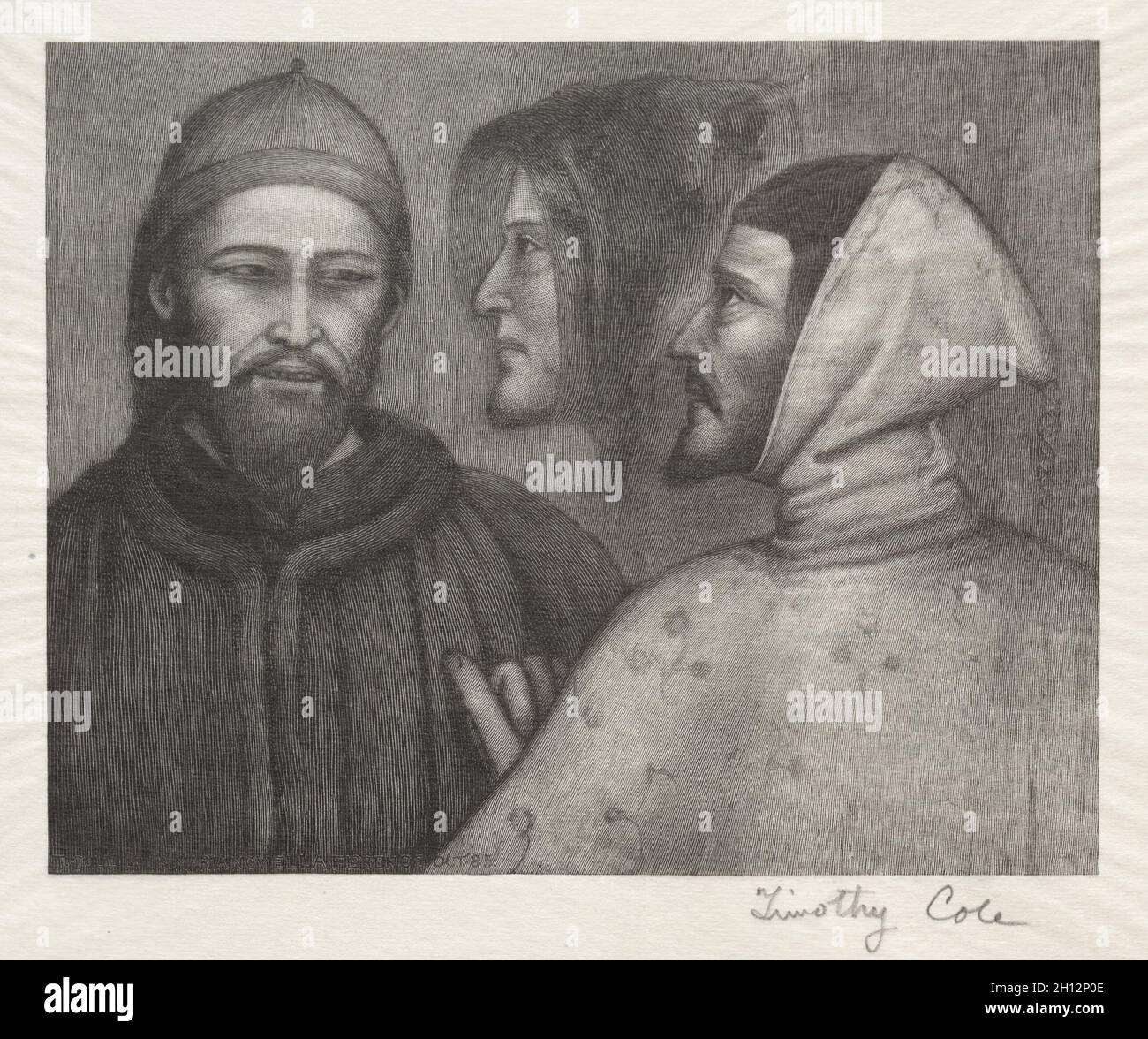 Old Italian Masters: Three Heads, 1885. Timothy Cole (American, 1852 ...