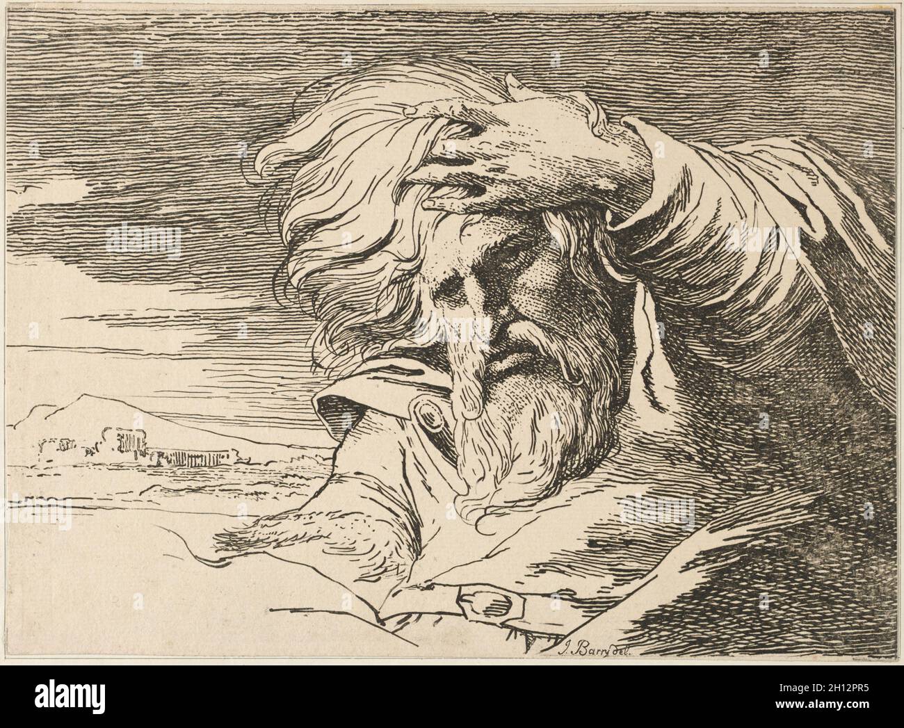 Eastern Patriarch, 1803. James Barry (British, 1741-1806). Lithograph ...