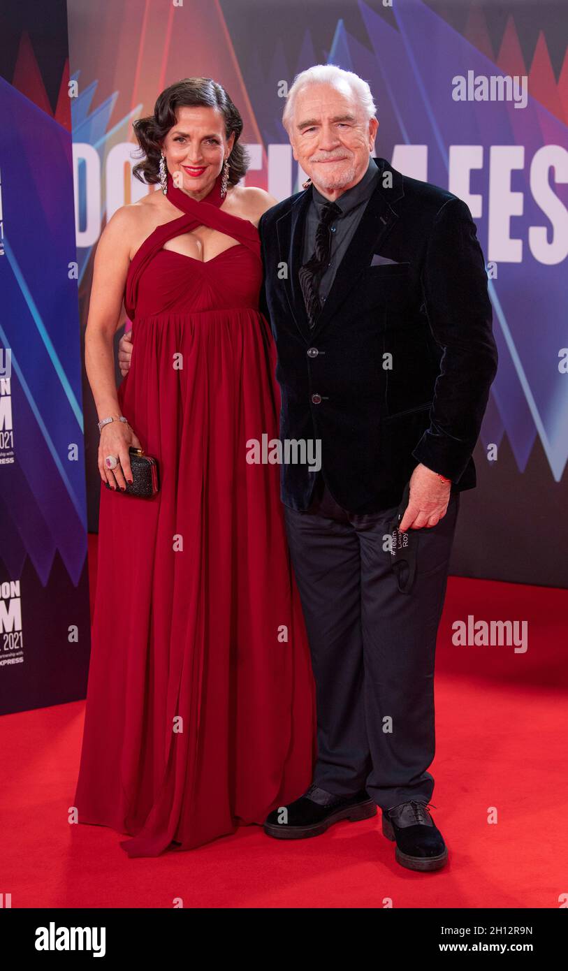London, UK. 15 October 2021. Brian and Nicole Cox attends the UK ...