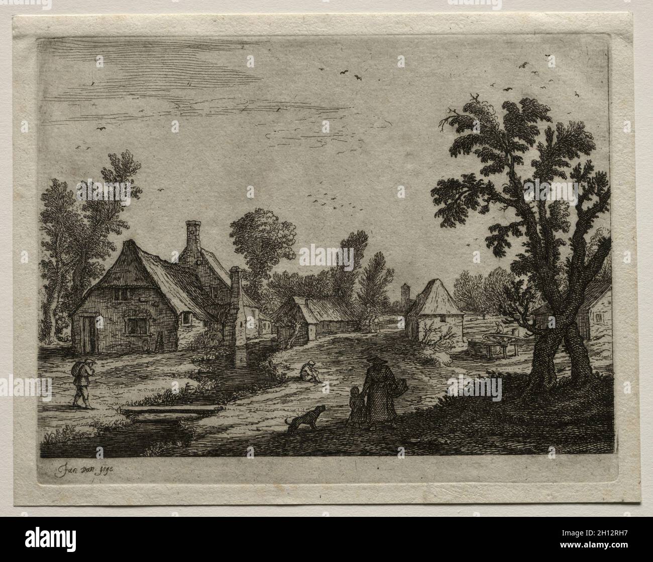 The Plank over the Stream, c. 1650. Jan van Goyen (Dutch, 1596-1656 ...