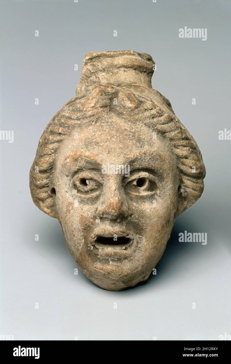 Mask, AD 1-100. Italy, Roman (?). Terracotta; overall: 12.7 x 9 cm (5 x ...