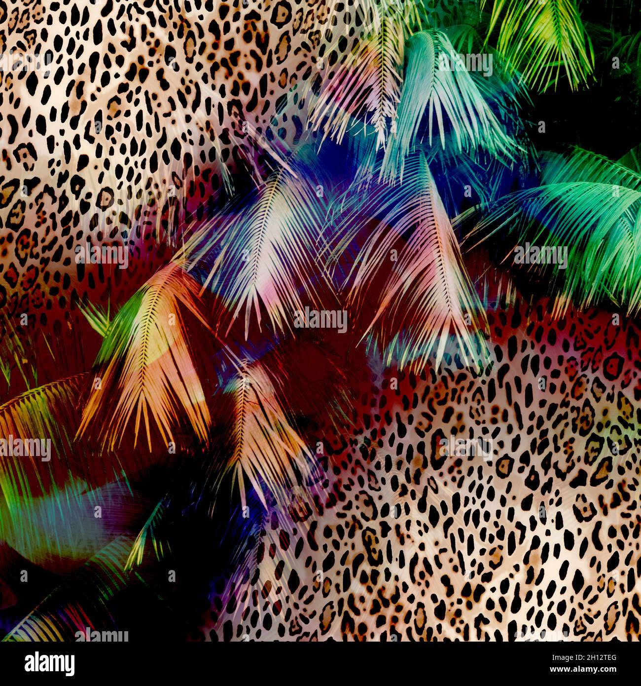 Multicolor abstract background. Digital effects. Geometric texture ...